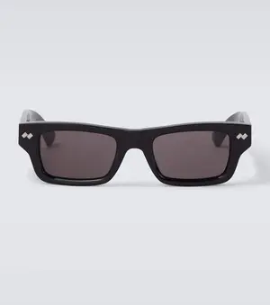 Bottega Veneta Rectangular Sunglasses - Black