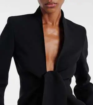 Max Mara Ghiotto Cady Blazer - Black