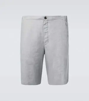 Loro Piana Nolan Linen Bermuda Shorts
