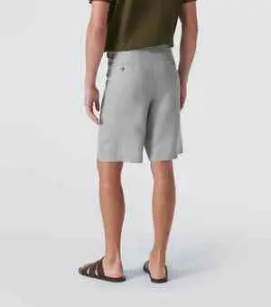 Loro Piana Nolan Linen Bermuda Shorts