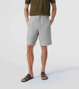 Loro Piana Nolan Linen Bermuda Shorts