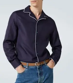 Brunello Cucinelli Cotton Pajama Shirt
