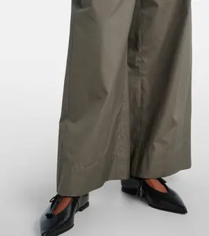 Max Mara Auero Wide-leg Cotton Pants