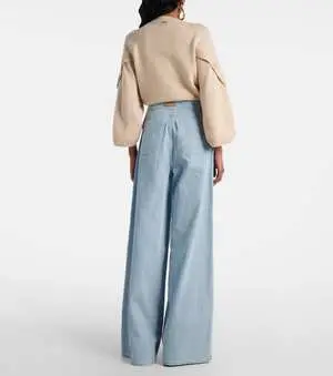 Max Mara Affari High-rise Wide-leg Jeans
