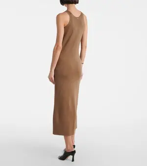 Max Mara Aceri Virgin Wool Midi Dress