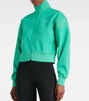 Adidas By Stella McCartney Logo Cropped Jacket