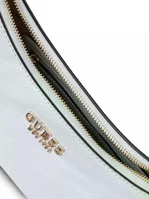 Guess Logo-lettering Shoulder Bag - Blue