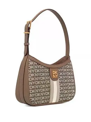 Dkny Monogram Canvas Shoulder Bag