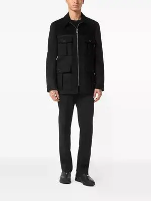 BILLIONAIRE Zip-up Jacket - Black