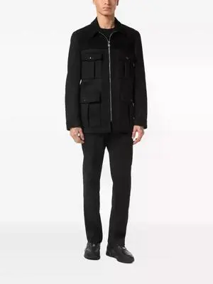 BILLIONAIRE Zip-up Jacket - Black