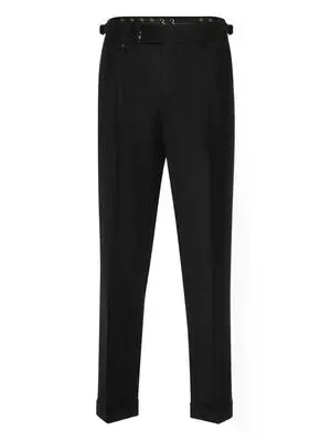 Billionaire Black Wash Pants For Men