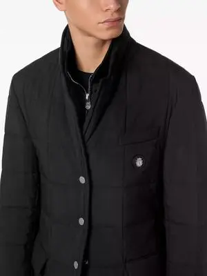 BILLIONAIRE Logo-patch Blazer - Black