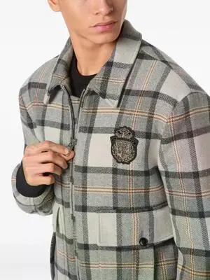 BILLIONAIRE Check-pattern Jacket