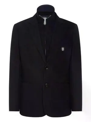 BILLIONAIRE Logo-patch Blazer