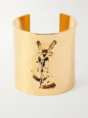 Saint Laurent Cassandre Cuff - Gold
