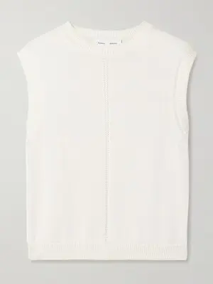 PROENZA SCHOULER WHITE LABEL Proenza Schouler White Label Emily Pointelle-Knit Tank