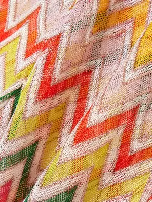 Missoni Striped Metallic Crochet-knit Pants
