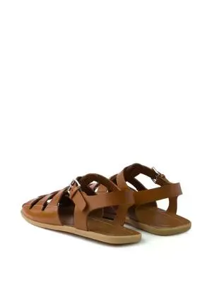 Prada Leather Fisherman Sandals
