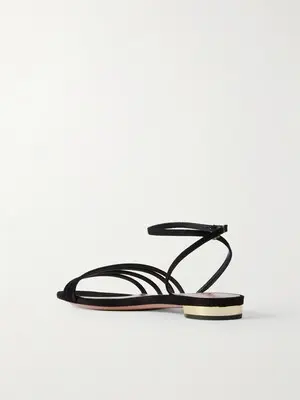 AQUAZZURA Latour Suede Sandals