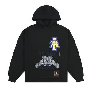 TRAVIS SCOTT X Mitchell & Ness North Carolina A&t University Hoodie - Black