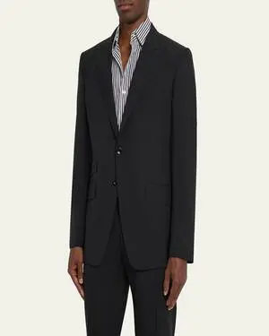 TOM FORD Wool Peak Lapel Two-piece Suit