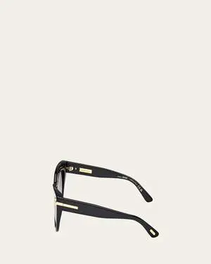 TOM FORD Icon Collection Cat-eye Sunglasses - Black