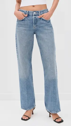 AGOLDE Low Rise Loose Fit Jeans