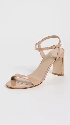 STUART WEITZMAN Babette 85mm Sandals - Adobe