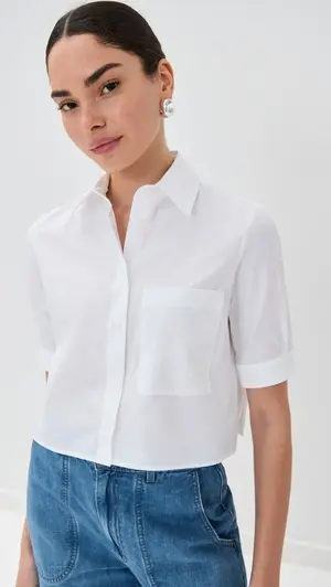TWP Collared Button-down Shirt