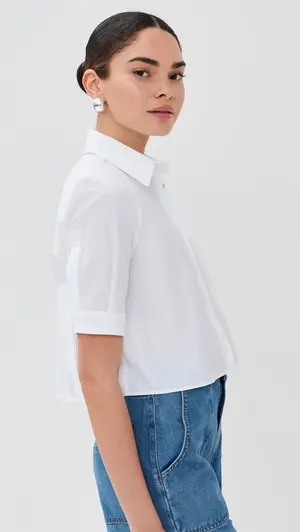 TWP Collared Button-down Shirt