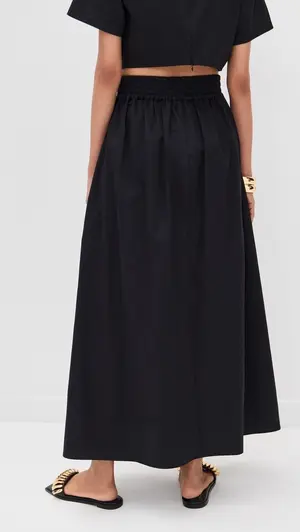 DE LORETA Ariadna Skirt - Black