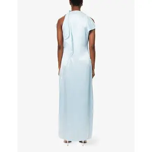 blue dress for baby girl preloved Camilla & Marc silk dress – funkis Swedish Forms main image 0