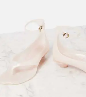 Chloé Jelly Thong Sandals - Pink