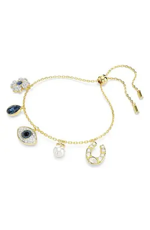 SWAROVSKI Symbolica Charm Bracelet - Blue Multi