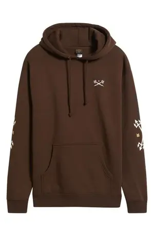 DARK SEAS Headmaster Iii Fleece Pullover Hoodie - Brown