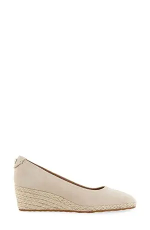 Aerosoles Roma Wedge Pump - Stone Suede