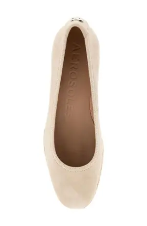 Aerosoles Roma Wedge Pump - Stone Suede
