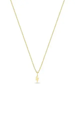 Zoe Chicco Vertical Lightning Bolt Charm