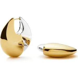 MISSOMA Sculptural Pebble Large Hoop Earrings - Mixed