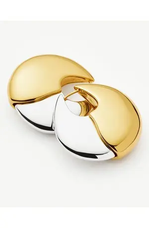 MISSOMA Sculptural Pebble Large Hoop Earrings