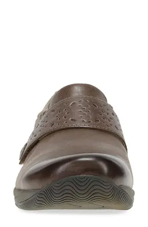 Dansko Sallie Clogs - Stone Waxy Burnished