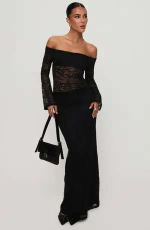Princess Polly Lace Off-the-shoulder Top