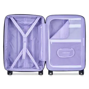 FLORENCE BY MILLS Spin Me Away Expandable 20" Carry-on Spinner Suitcase - Lavender