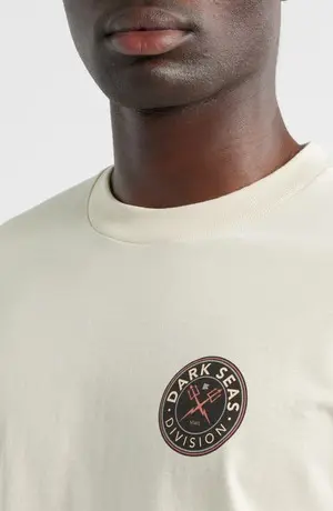 DARK SEAS Time Tellers Graphic T-shirt - Cream