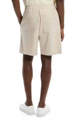 Theory Cotton Terry Drawstring Shorts