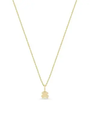 Zoe Chicco 14k Gold Clover Charm