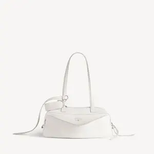 Balenciaga Carrie Bowling Bag Small - White