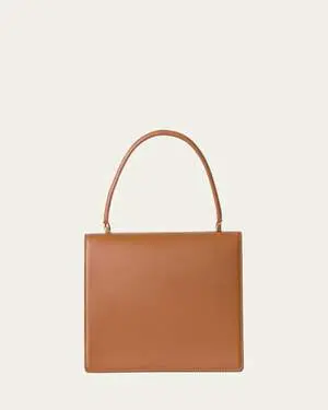 Akris Alice Small Leather Top-handle Bag - Black