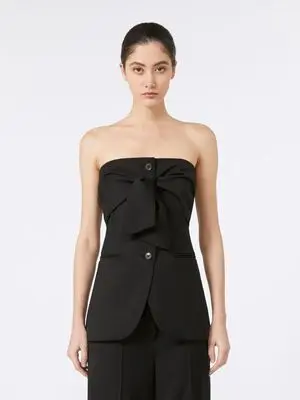 Max Mara Woollen Cloth Corset Top