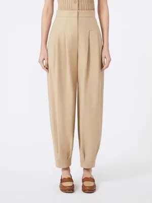 Max Mara Cotton Canvas Trousers